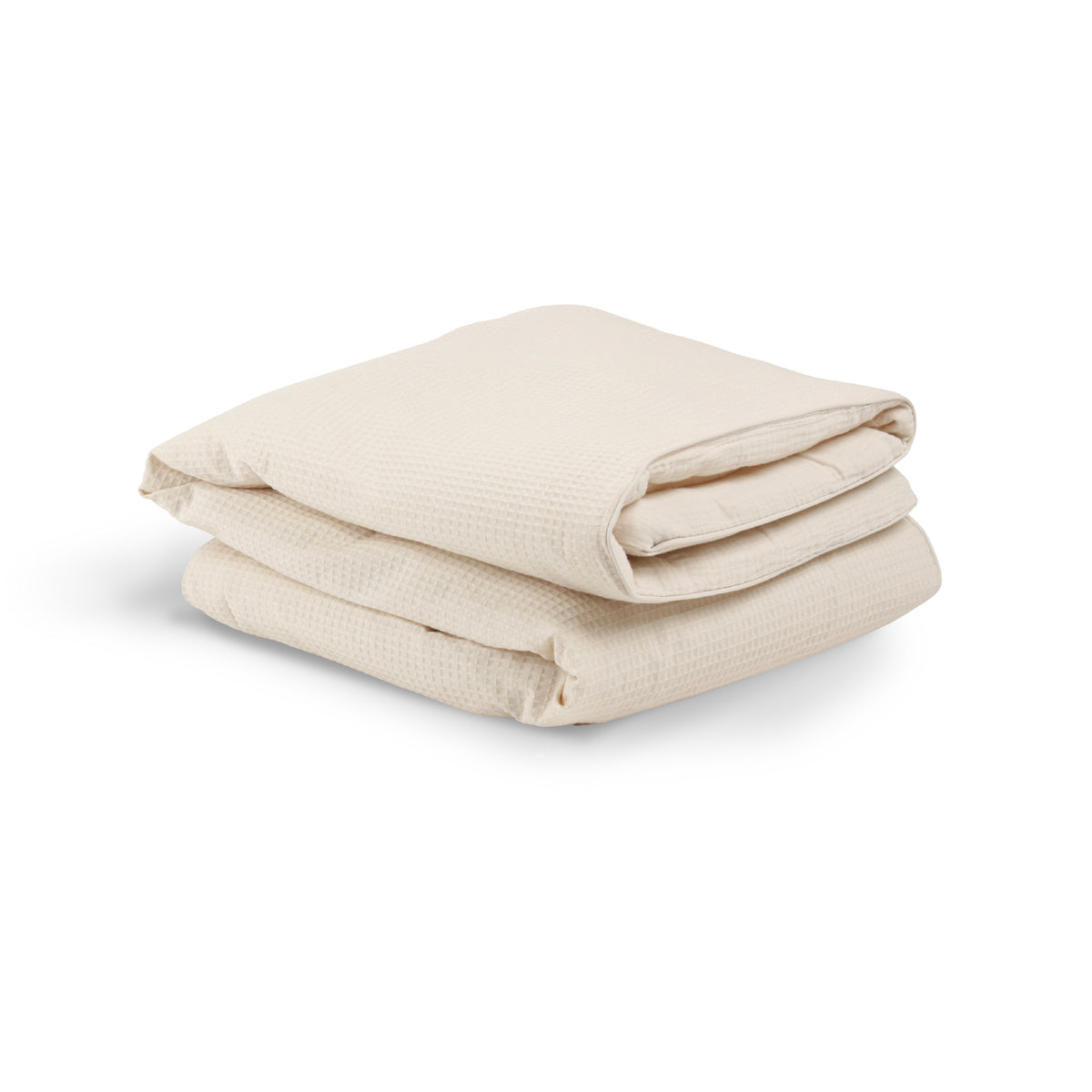 Cuddle Co Cot Bed Quilt | Cashmere Waffle