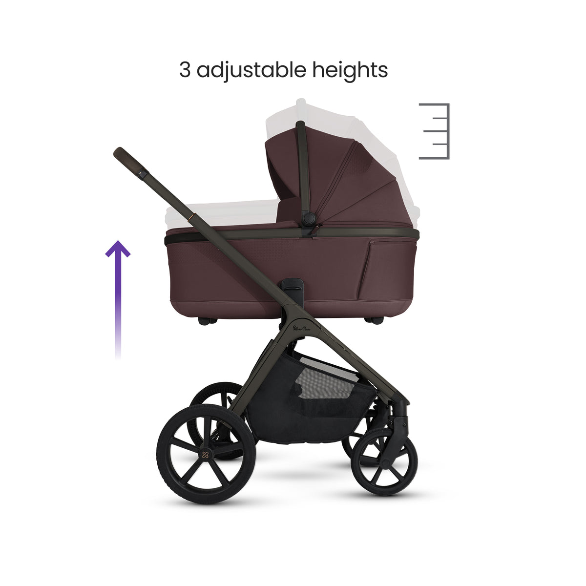 Silver Cross Cove Pushchair Cloud T Bundle | Damson