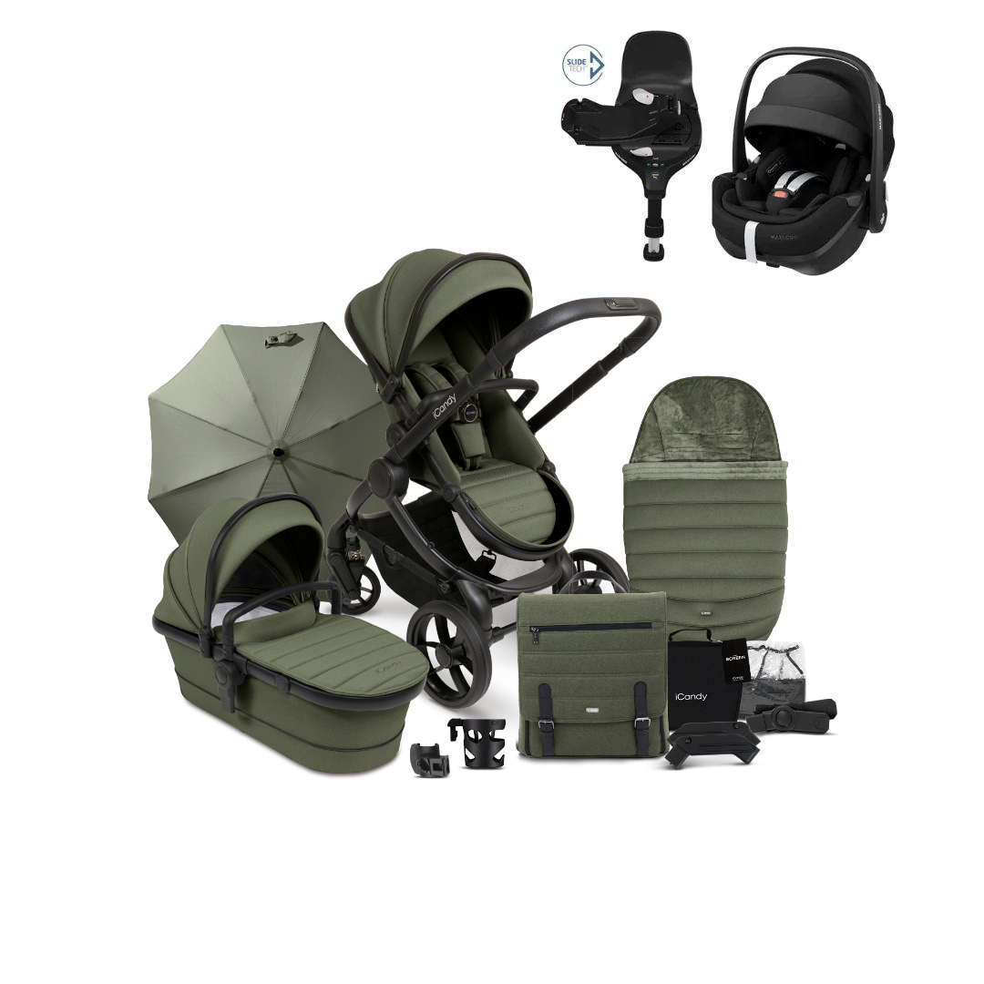 iCandy Peach 7 Pebble 360 Pro2 Complete Bundle – Ivy