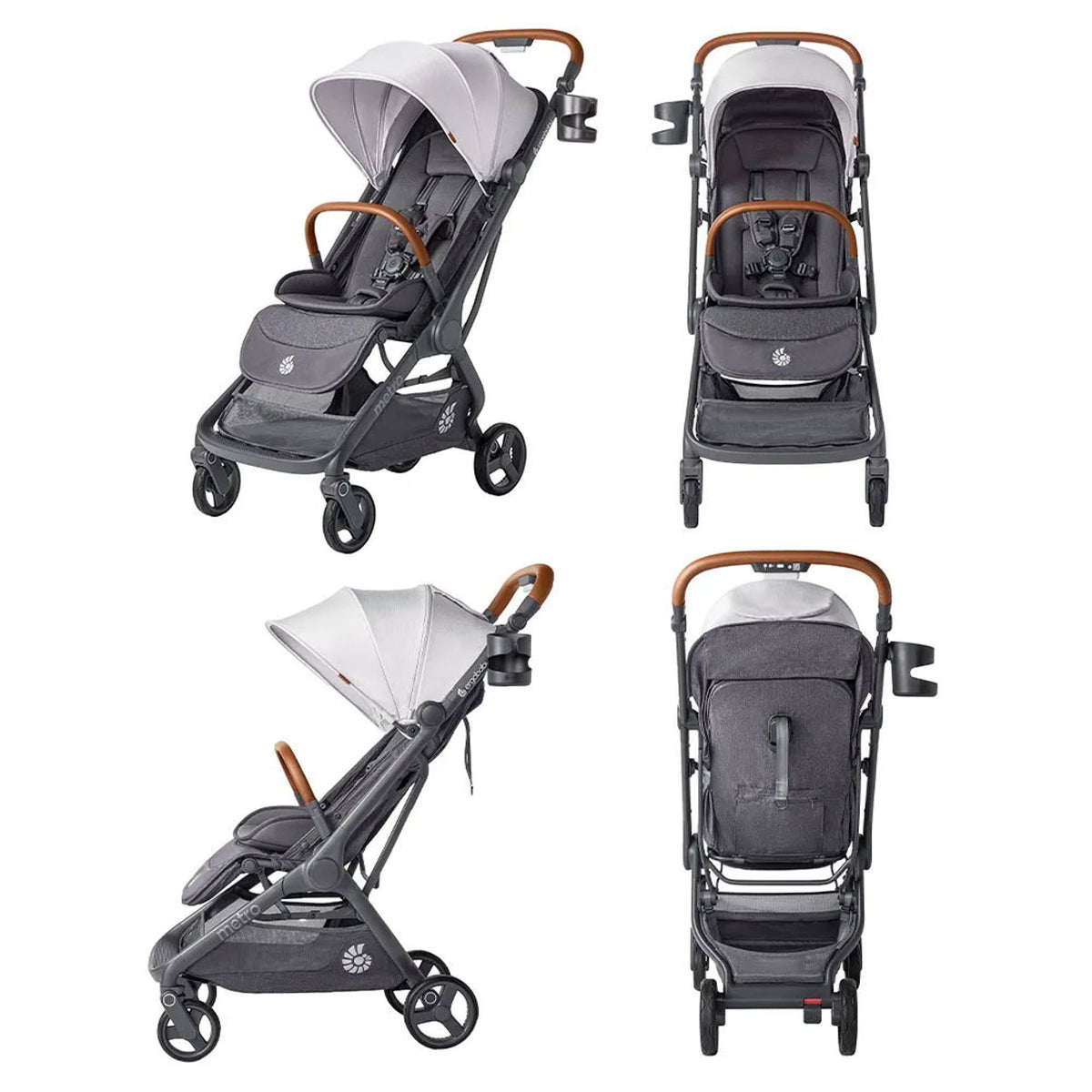 Ergobaby Metro 3 Deluxe Stroller | Pearl Grey