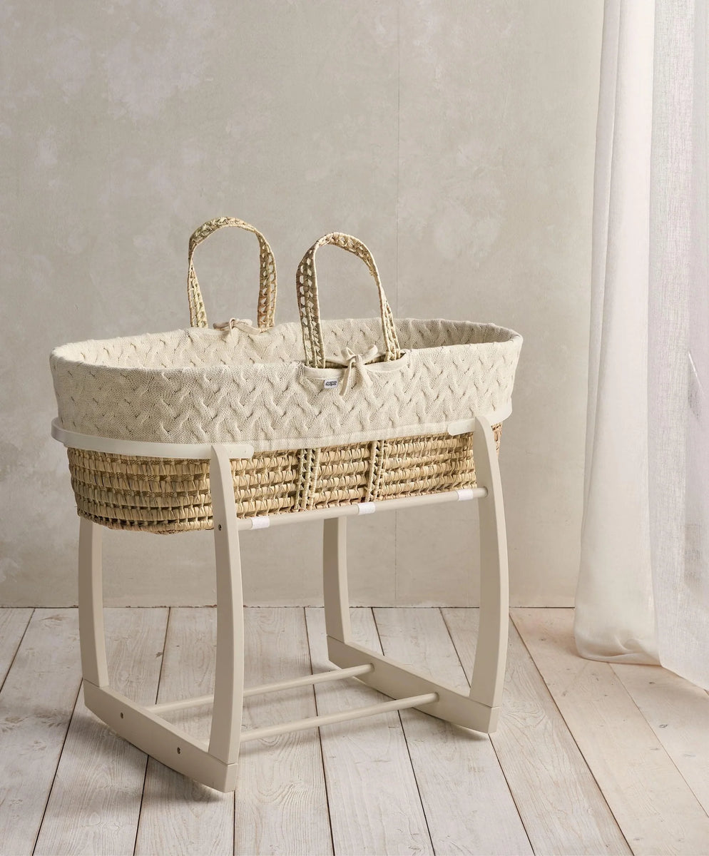 Mamas & Papas Born to be Wild Moses Basket & Rocking Stand | Duckling